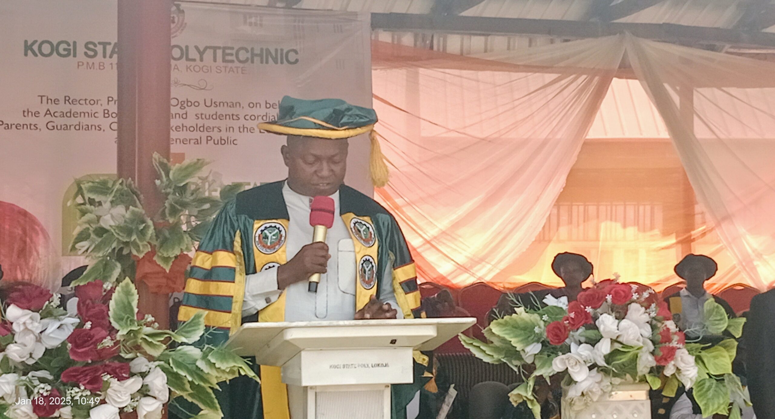 Kogi Poly matricates over 6,000 students for 2024/2025 session - The ...